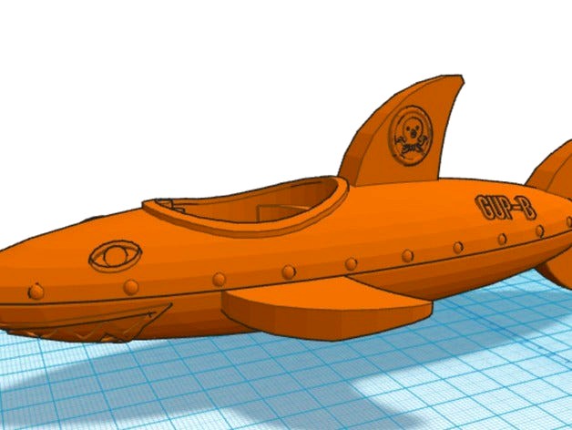 Octonauts Gup-B toy by sablebadger 3d model