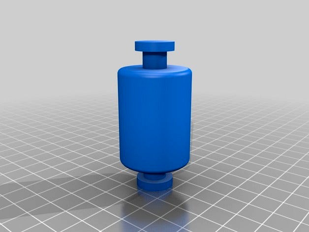 M3D Spool Shaft V2 by Gadgetguy5 model