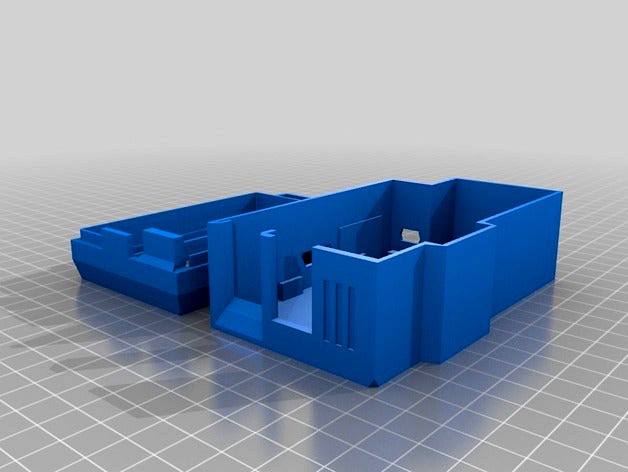 Raspberry Pi 16x2 LCD Case by esancakt 3d model