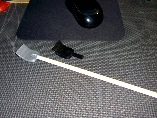 Back Scratcher Tip for McDonalds Straw Handle by Galaktican 3d model