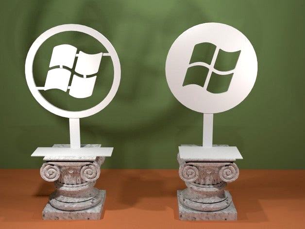 Modern WIndows Logo by AwesomeA 3d model