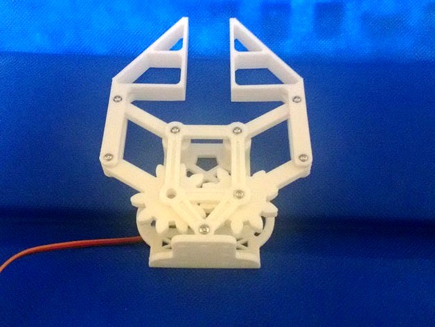 Gripper for Tower-pro made SG90 by arrowmeiwaracing 3d model