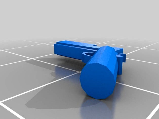 lego Weapons mini pack 3 1911 hand gun by Shmeshe 3d model