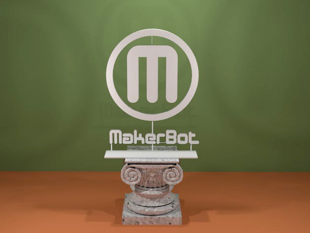 MakerBot Logo by AwesomeA 3d model