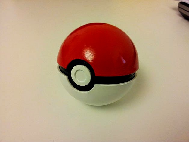 Working pokeball / Pokeball fonctionnelle by Cerb 3d model