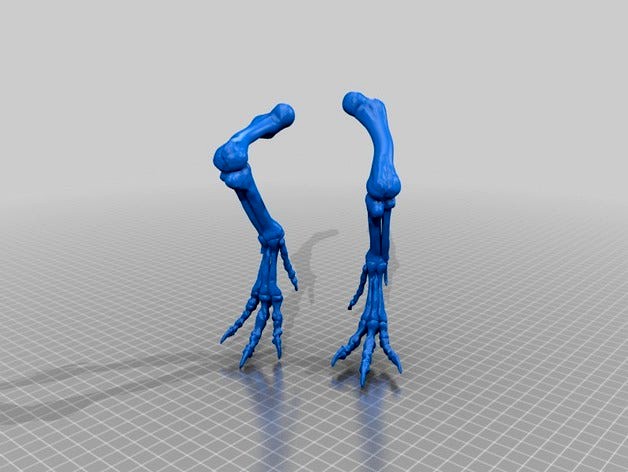 T-rex legs by bdipaolo 3d model