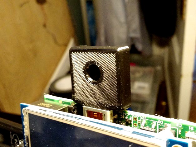 Raspberry Pi HDMI Camera Mount by jolars 3d model