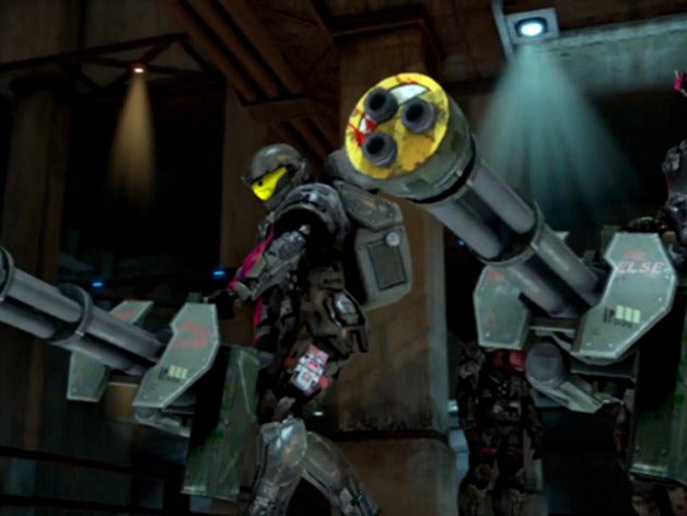 RVB chain gunner turret by 3Dprintingfordays model