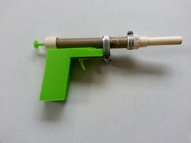 3D-Printed Nerf Gun by CaseyJohnson model