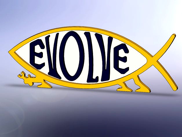 Evolve fish by mikehubka 3d model