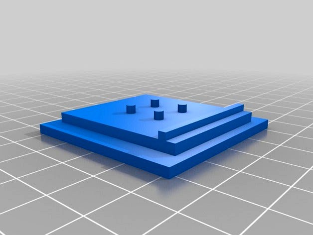 Nightmare Puzzle Box (Smaller Plates) by CmptrGk 3d model