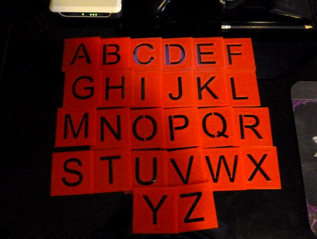 Alphabet by Jimm3D model