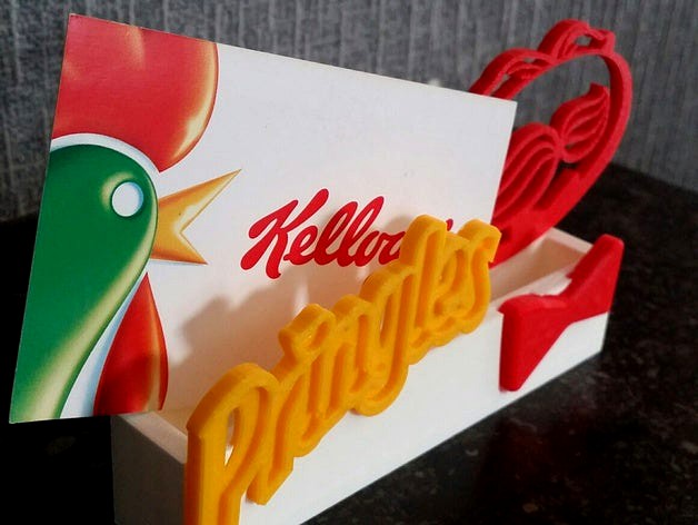 Pringles/Kelloggs Business card holder by Mentalist 3d model