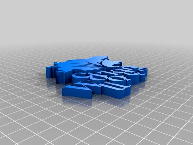 CoWorking Lloret 3D Logo by lautarossi model