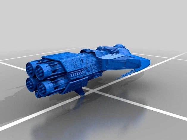 Merchantman type cargo ship by Mike1701 3d model