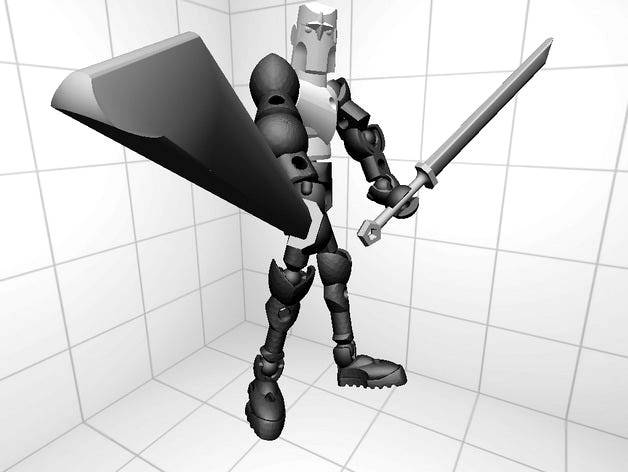 The Dual Blade Swordsman by hondaman5150 3d model