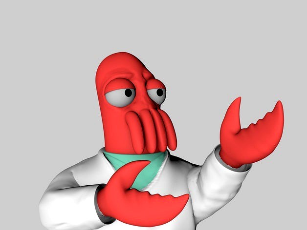 DR. Zoidberg by MaxiKing 3d model