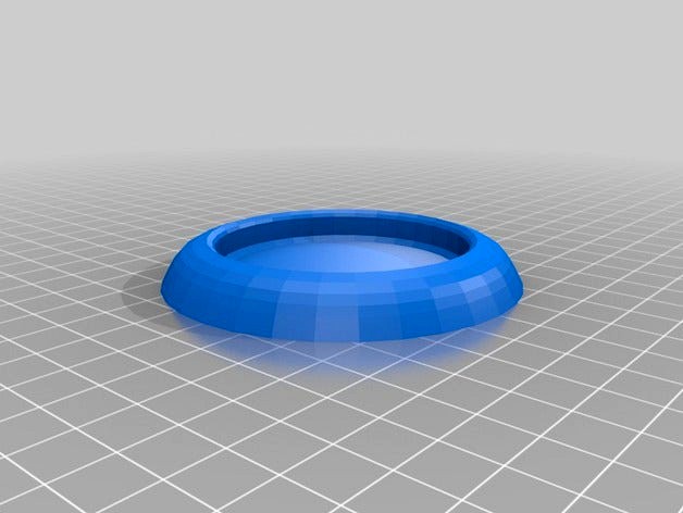Hamster food plate by RustyGear 3d model