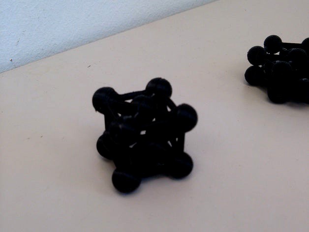 Face Centered Cubic Unit Cell by ajw05001 3d model