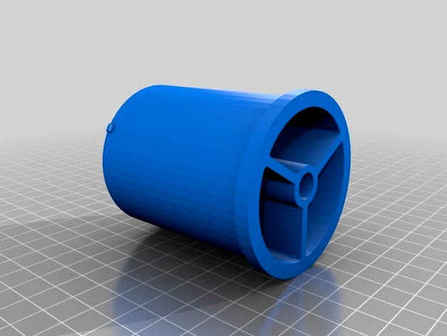 RigidBot PLA Spool Holder by joshvillbrandt 3d model