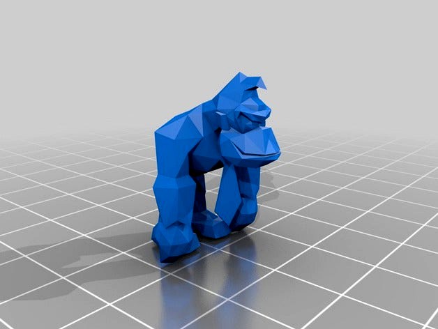 Donkey Kong by billyboybolton 3d model