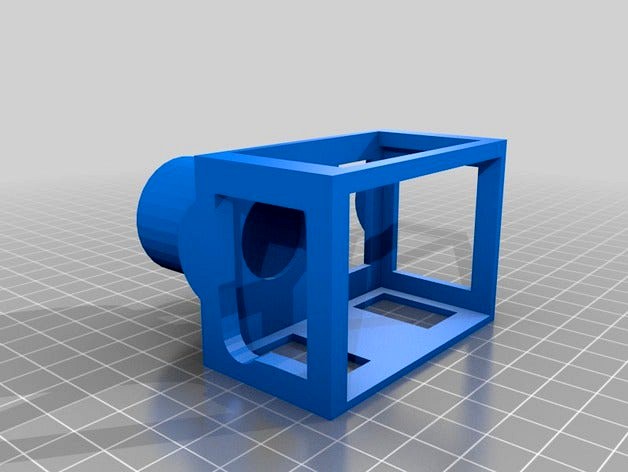 GoPro (older models) to 1.25" Telescope Adapter by ahmedjaber 3d