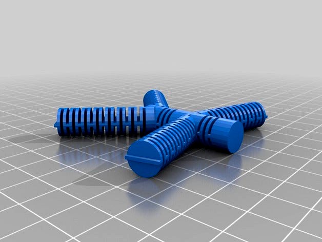 Flexible/Bendable Stick man by pmcpajadan 3d model