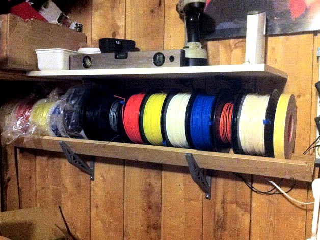 Filament storage rack by MBX_Teknik 3d model