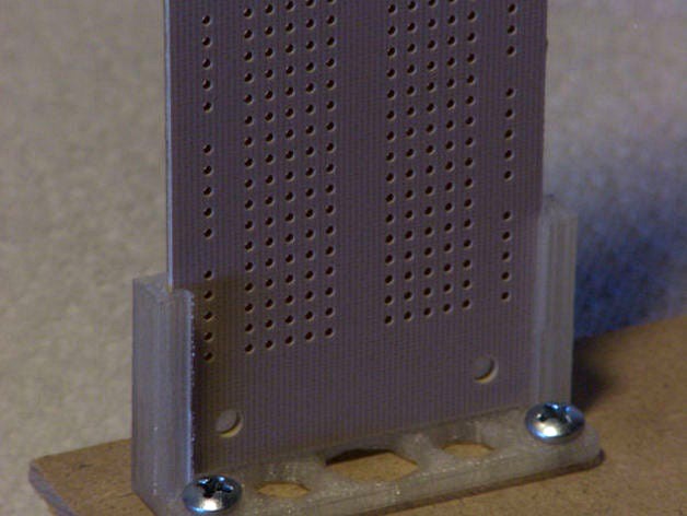 Vertical Mount for Electronic Circuit Prototyping Board by ukdiveboy 3d ...