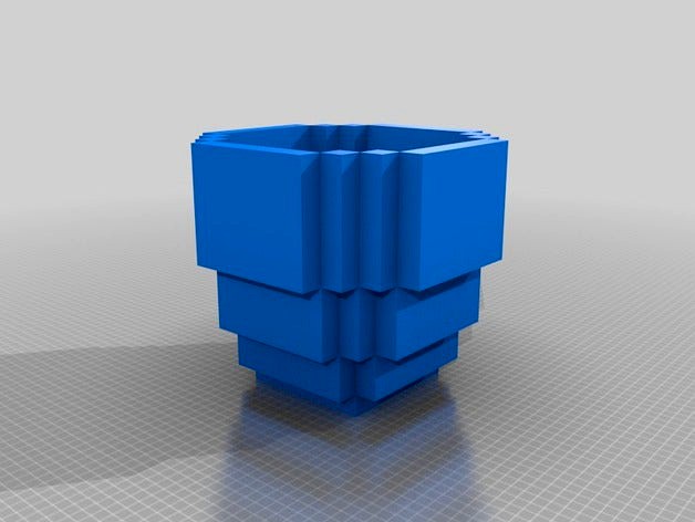 Minecraft Bucket (read the description) by Moyzro 3d model