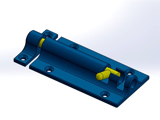 Cabinet lock by RAJDEEP 3d model