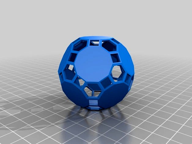 Archimedean solids by kitwallace 3d model