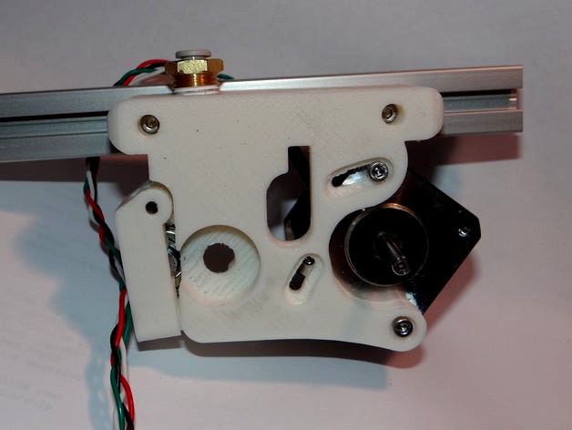 Greg's Hinged Accessible Extruder With Extrusion Base Mount Designed ...