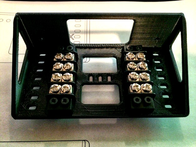 Shapeoko 2 Carriage Terminal Board Mount by brooksware2000 3d model