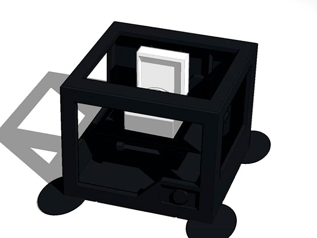 3d printer printing record player by lokilaufeysen model