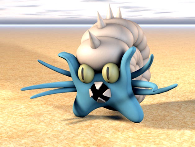 Lord Helix from Twitch Plays Pokemon by dantoth 3d model