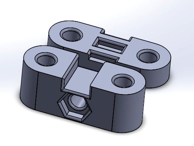 Solidworks Y-axis belt tensioner part by prittstift 3d model