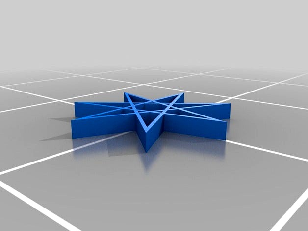 Customizable Star Polygon by drxenocide 3d model