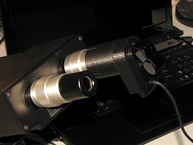 Improved Logitech Webcam to Microscope Adapter by the_digital_dentist ...