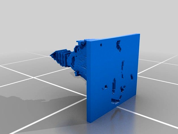 Minecraft Mountain House by Moyzro 3d model