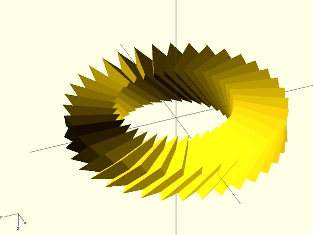 Sharp Gear Bracelet by futile 3d model