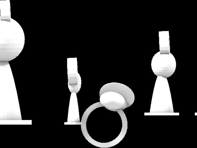 pawn jewelry set by lokilaufeysen 3d model