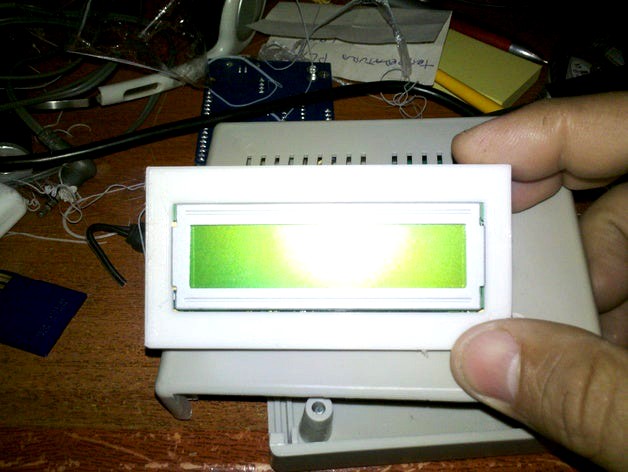 Case Lcd 16x2 by ormuzsanches 3d model
