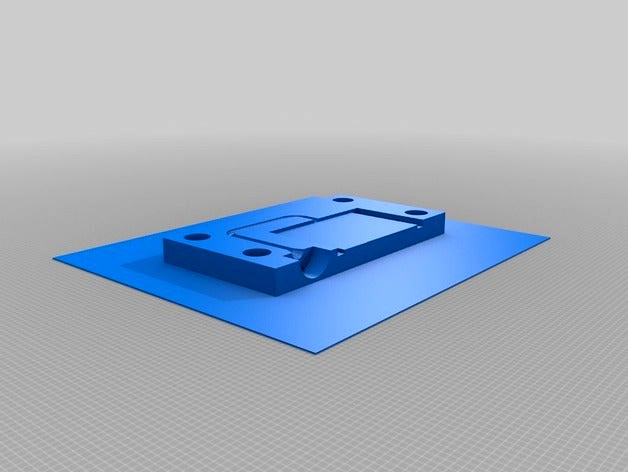 PDMS (flexible) slide Mold by BDan 3d model