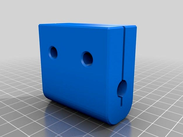 Mast Slug Drilling block (Fits Tack Tick compass mount.) by jimlee 3d model
