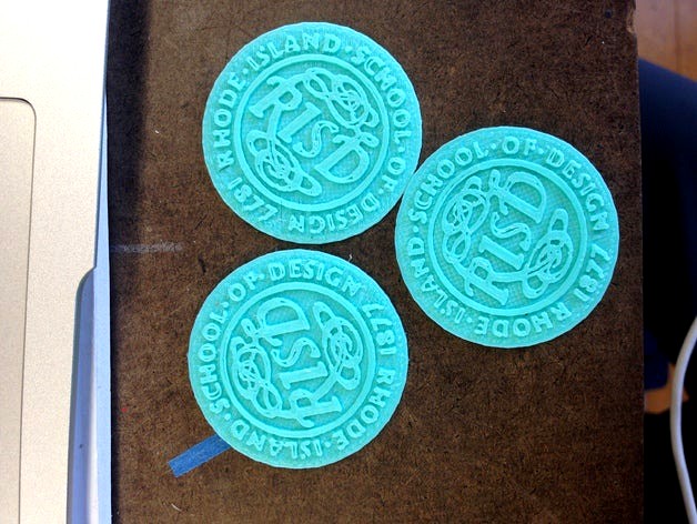 RISD logo by callil 3d model