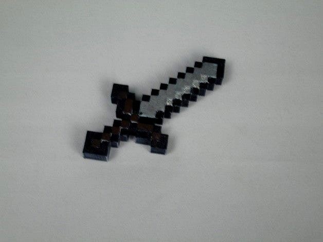 Minecraft Themed Fridge Magnet by ItsReader 3d model