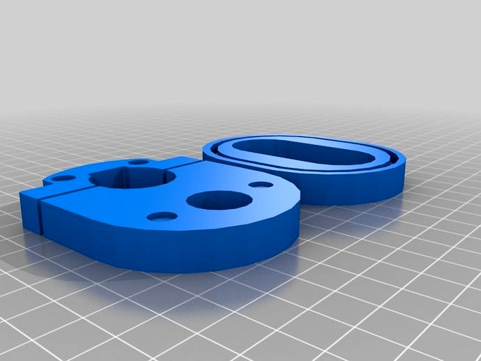 ShapeOko DW660 Dust Shoe Printable by dr00bie 3d model