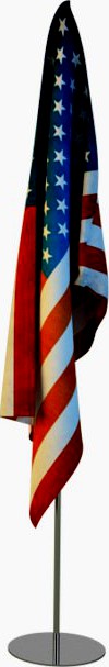 Flag stand 3D Model