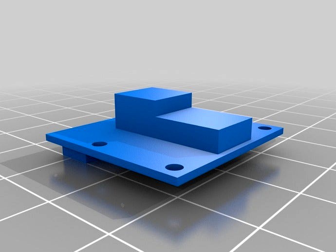 RaspberryPi Camera - basic mechanical dimensions by bohne 3d model